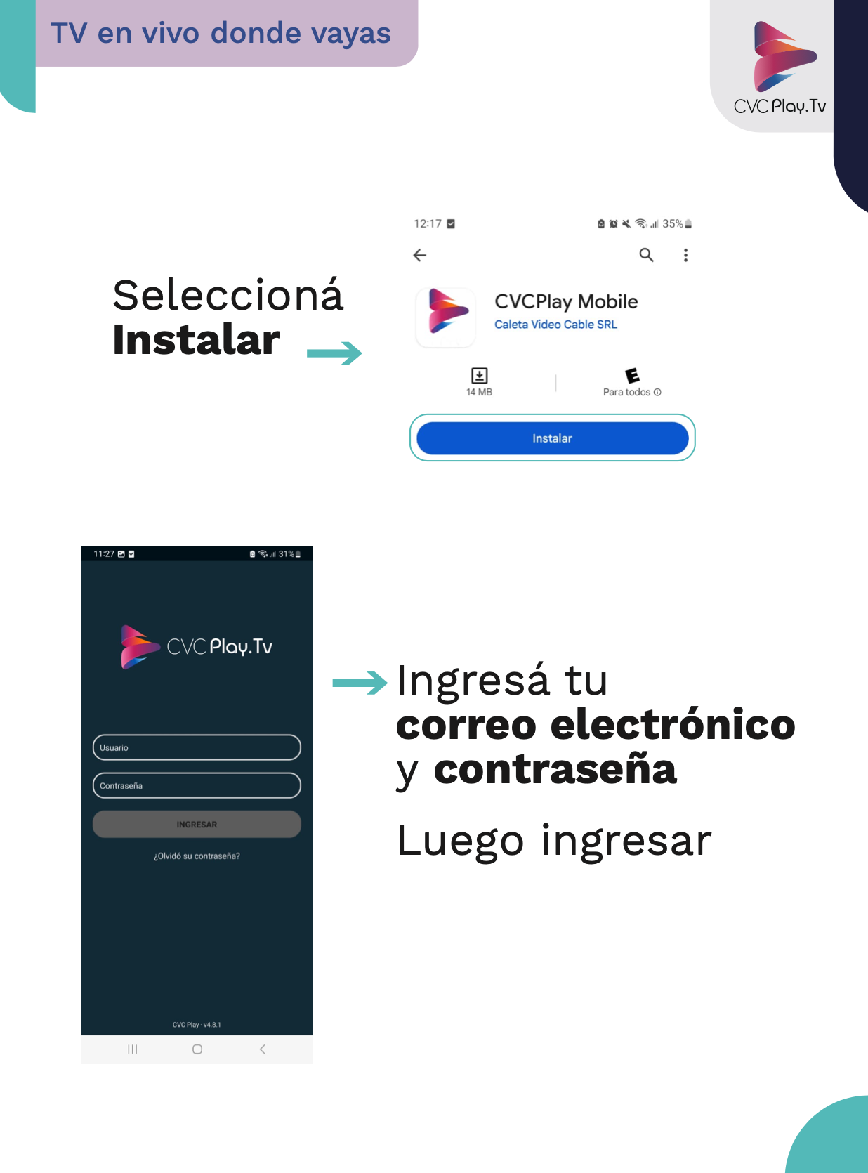 Tutoriales – CVC Play