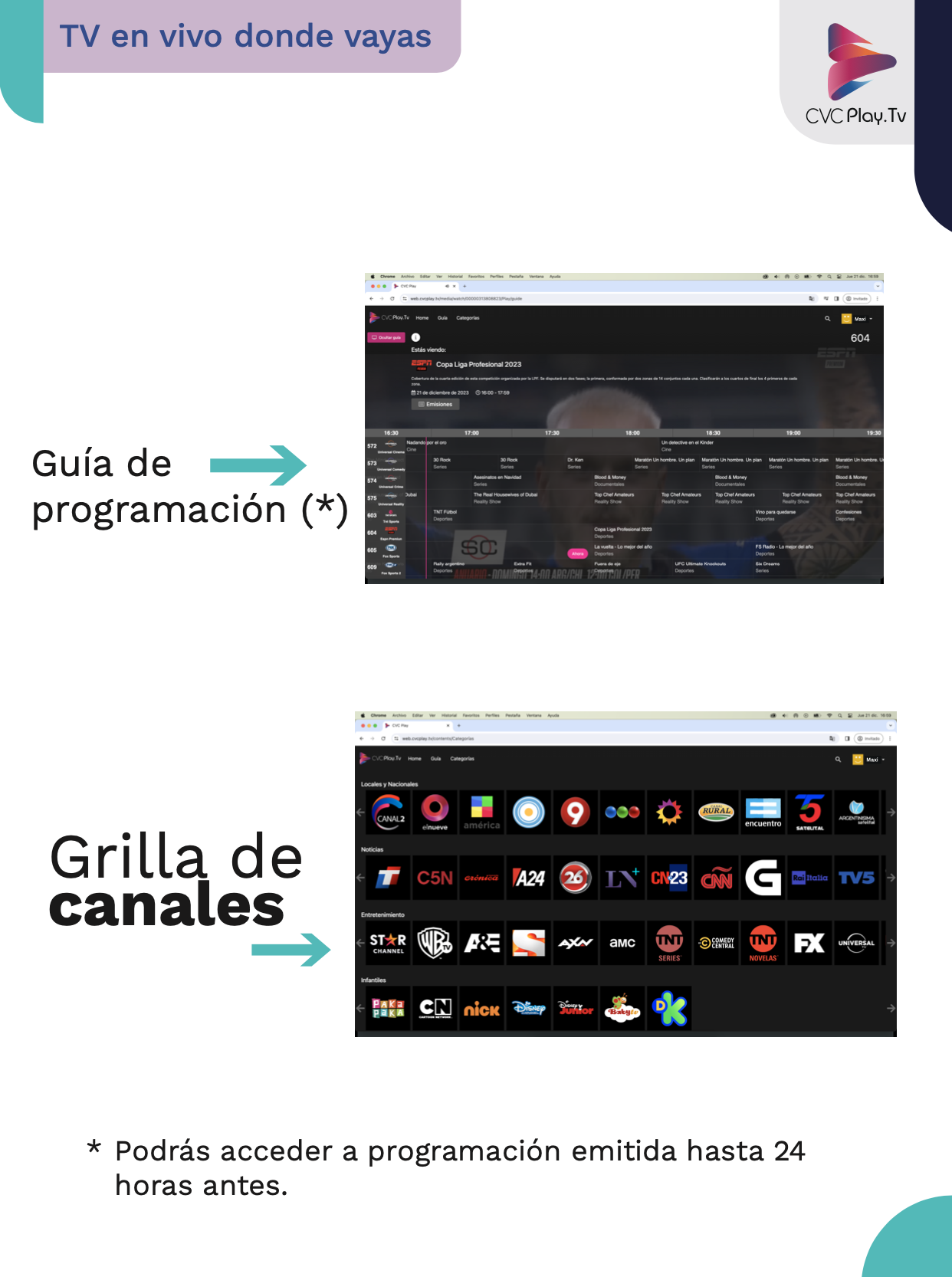 Tutoriales – CVC Play